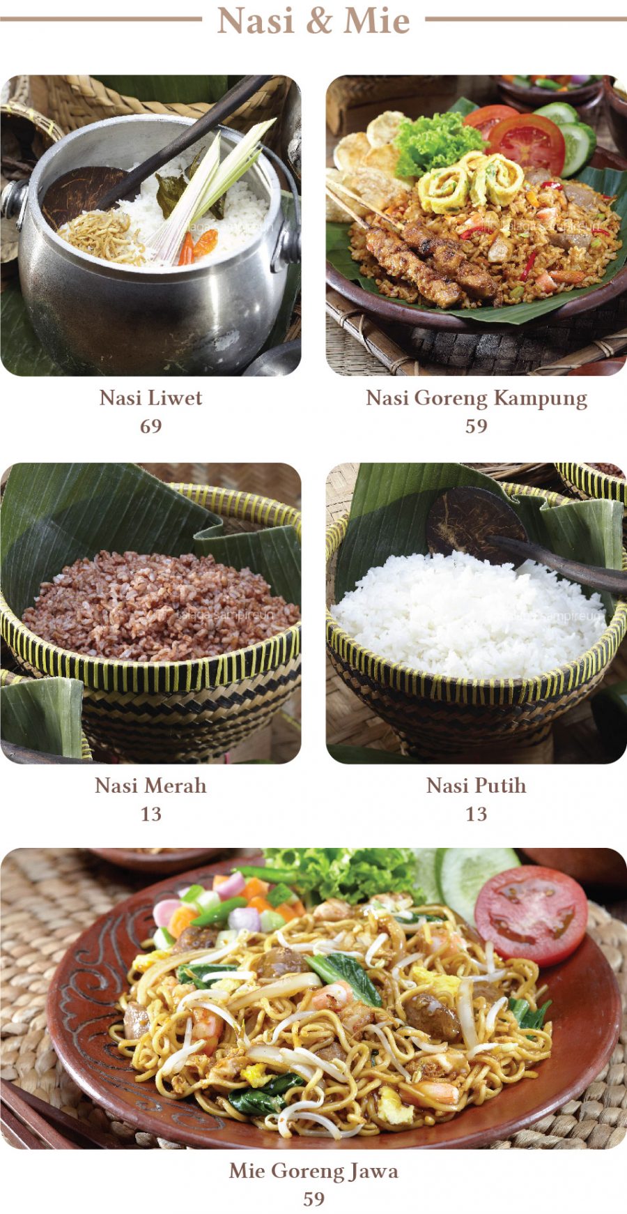 Menu Online – Talaga Sampireun