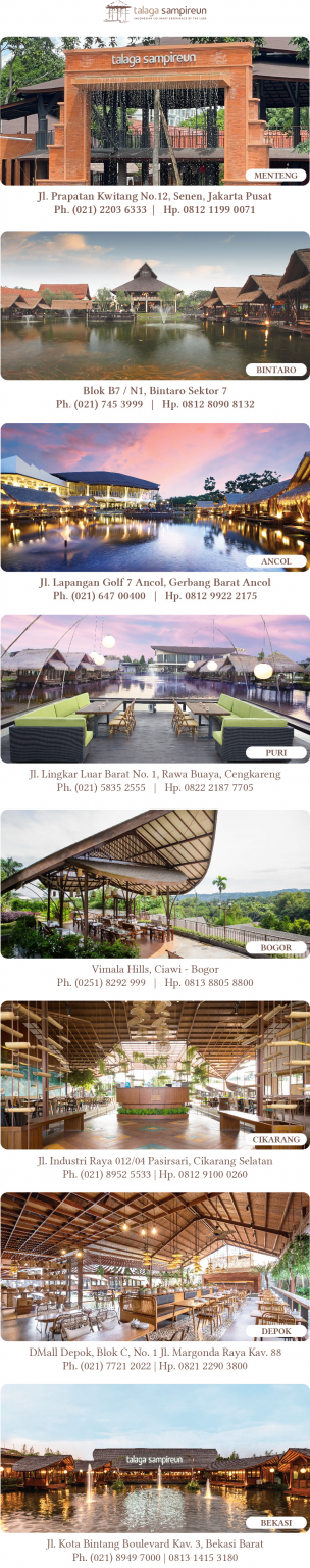 Menu Talaga Sampireun Menteng – Talaga Sampireun