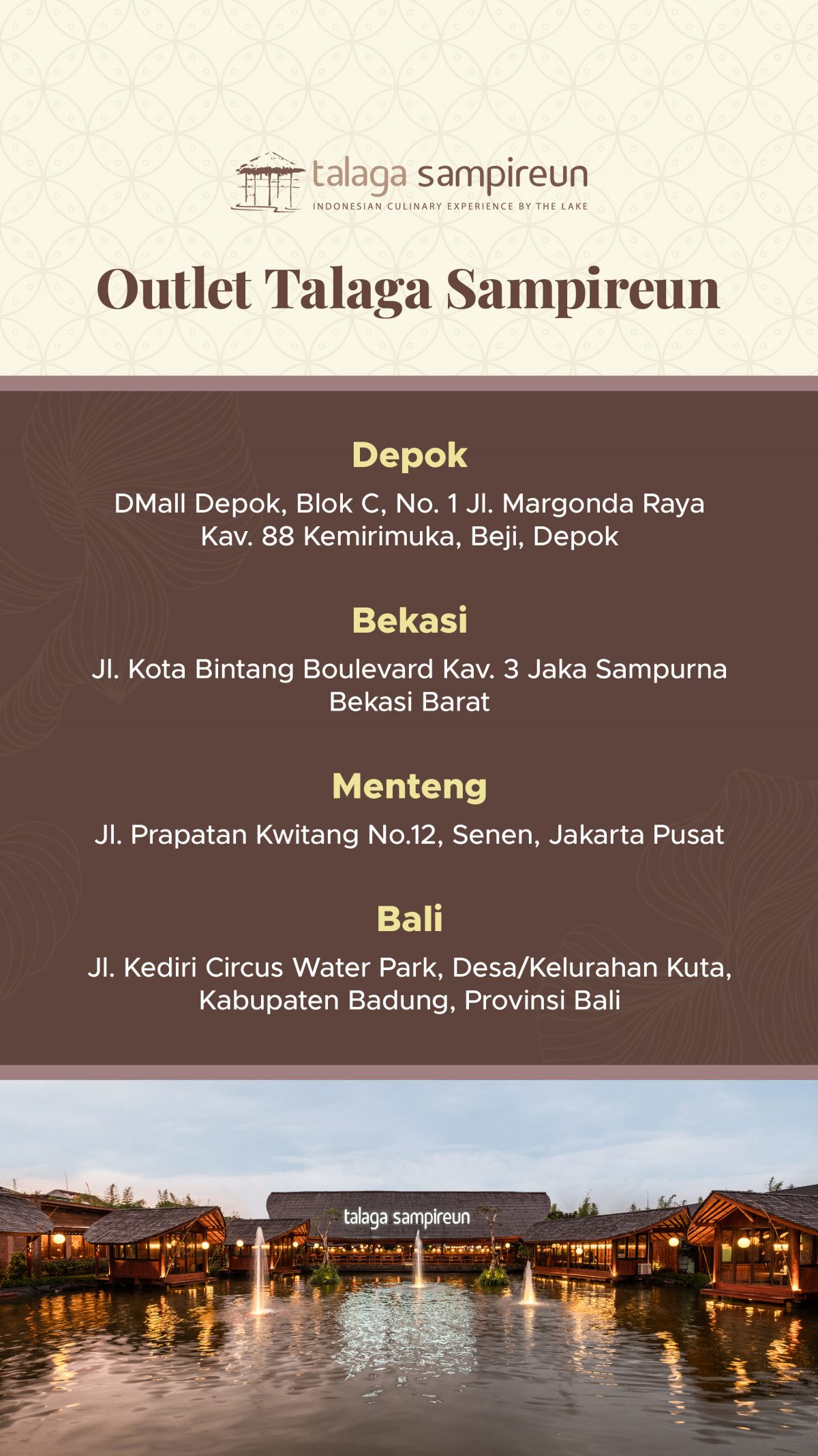 Menu Online – Talaga Sampireun