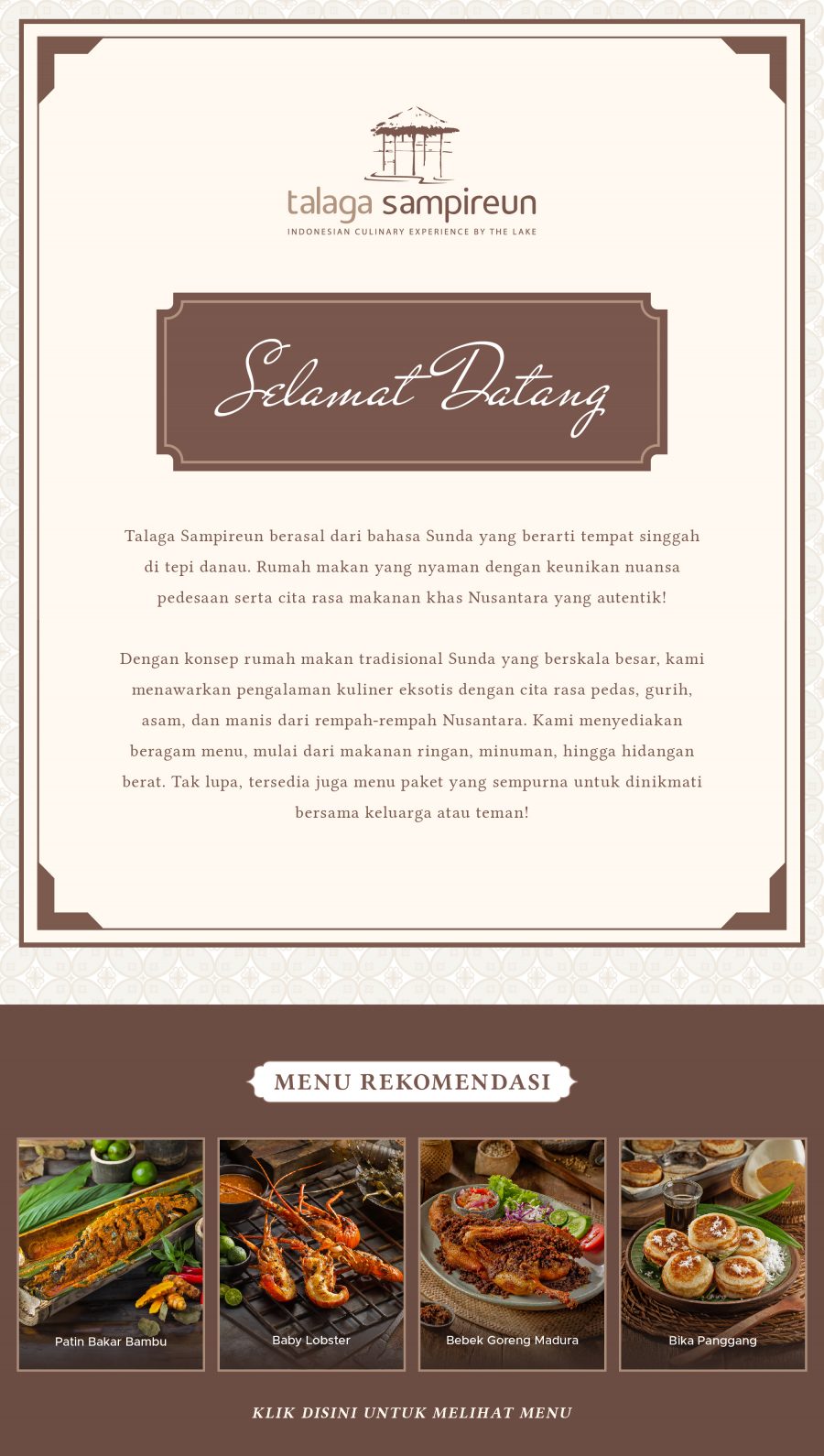 Menu Online – Talaga Sampireun